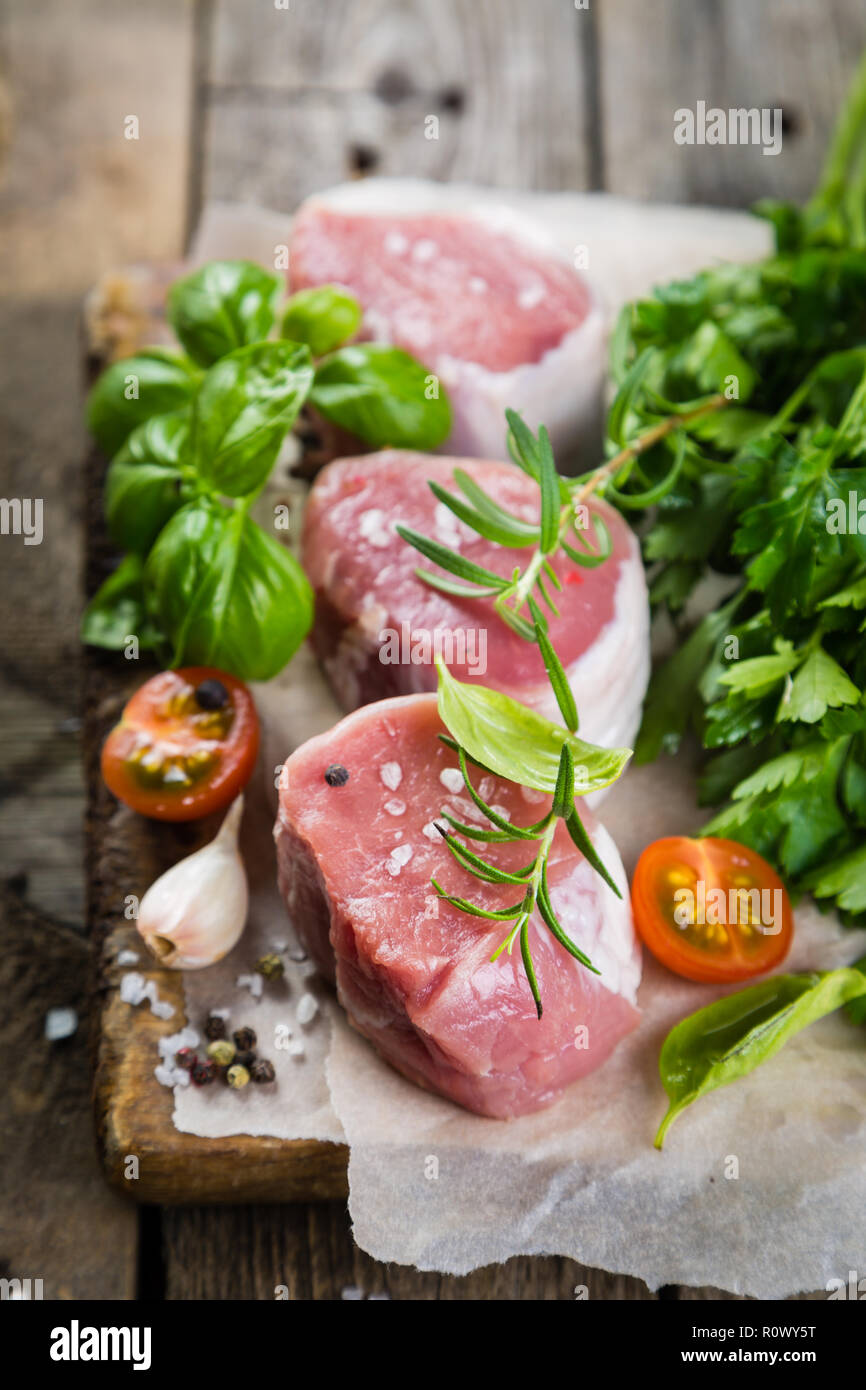 Raw filet mignon hi-res stock photography and images - Alamy