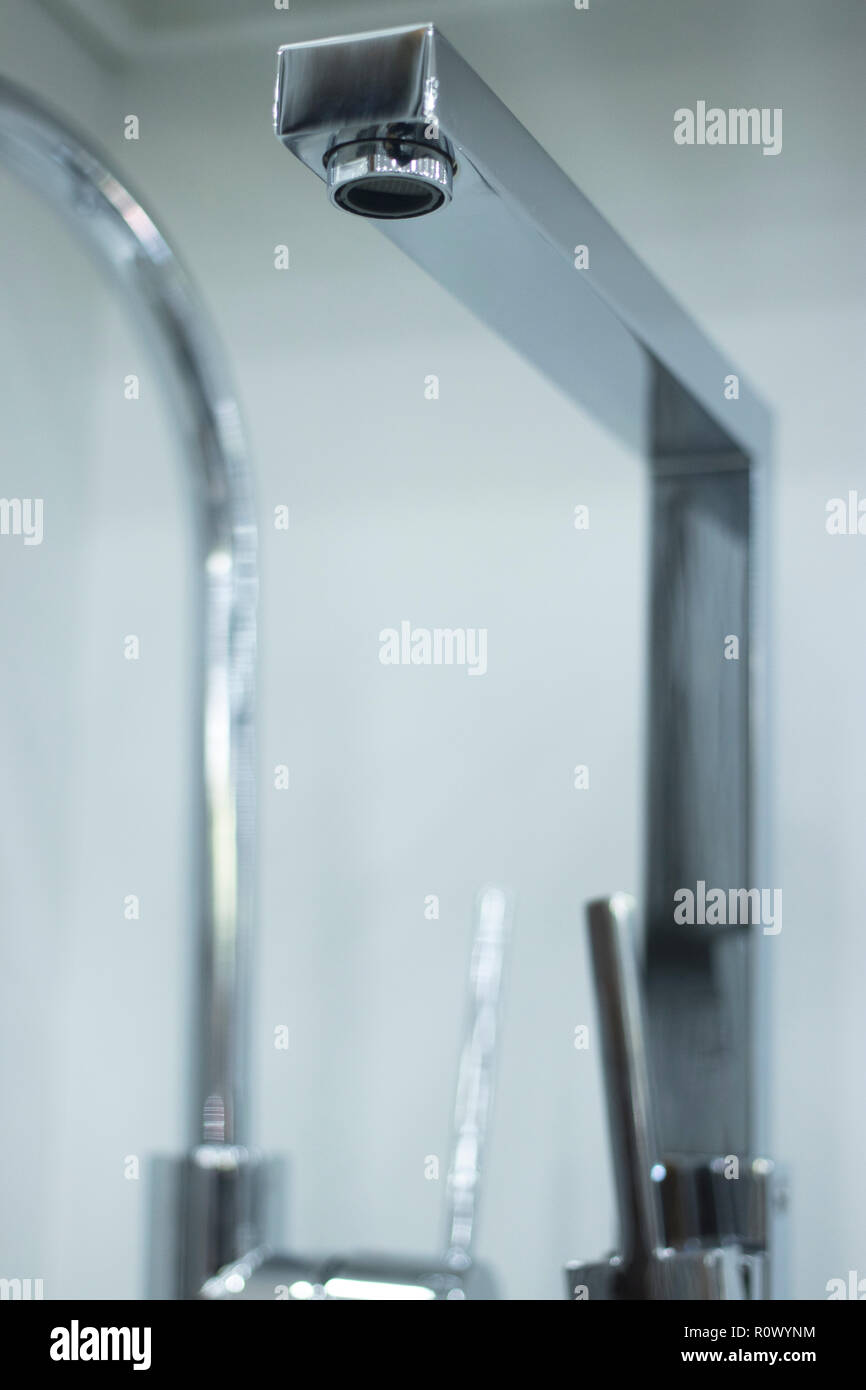 Bathroom tap sink showroom display of new design option for home ...