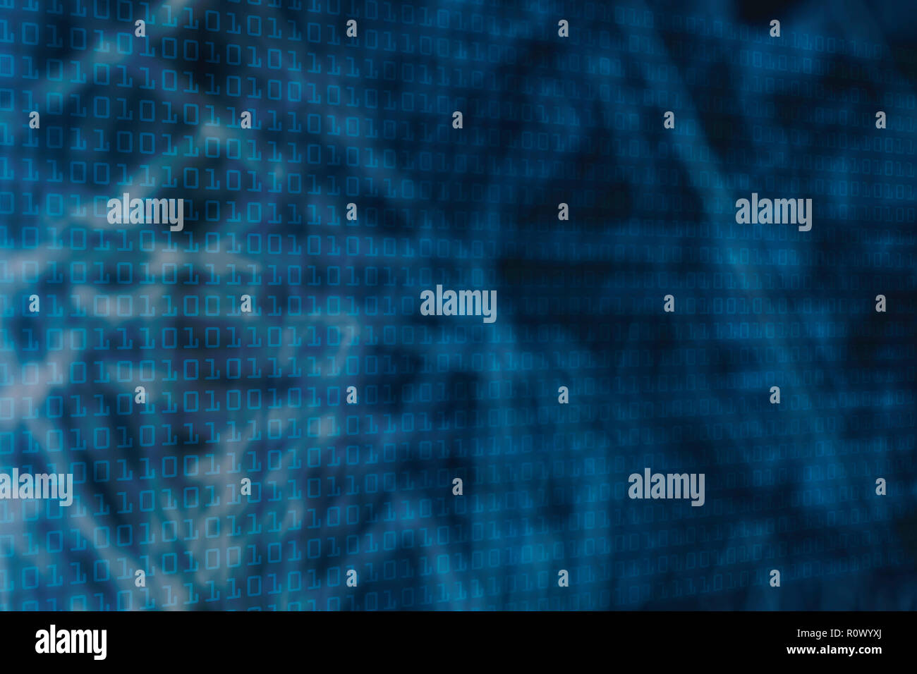binary code and network wire backgrounds, concept of computer ...