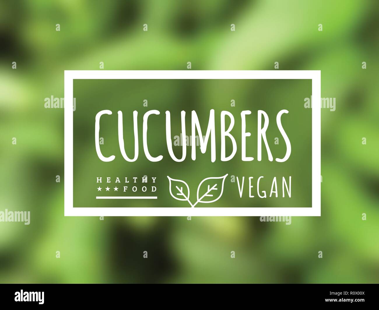 Cucumber label hi-res stock photography and images - Alamy