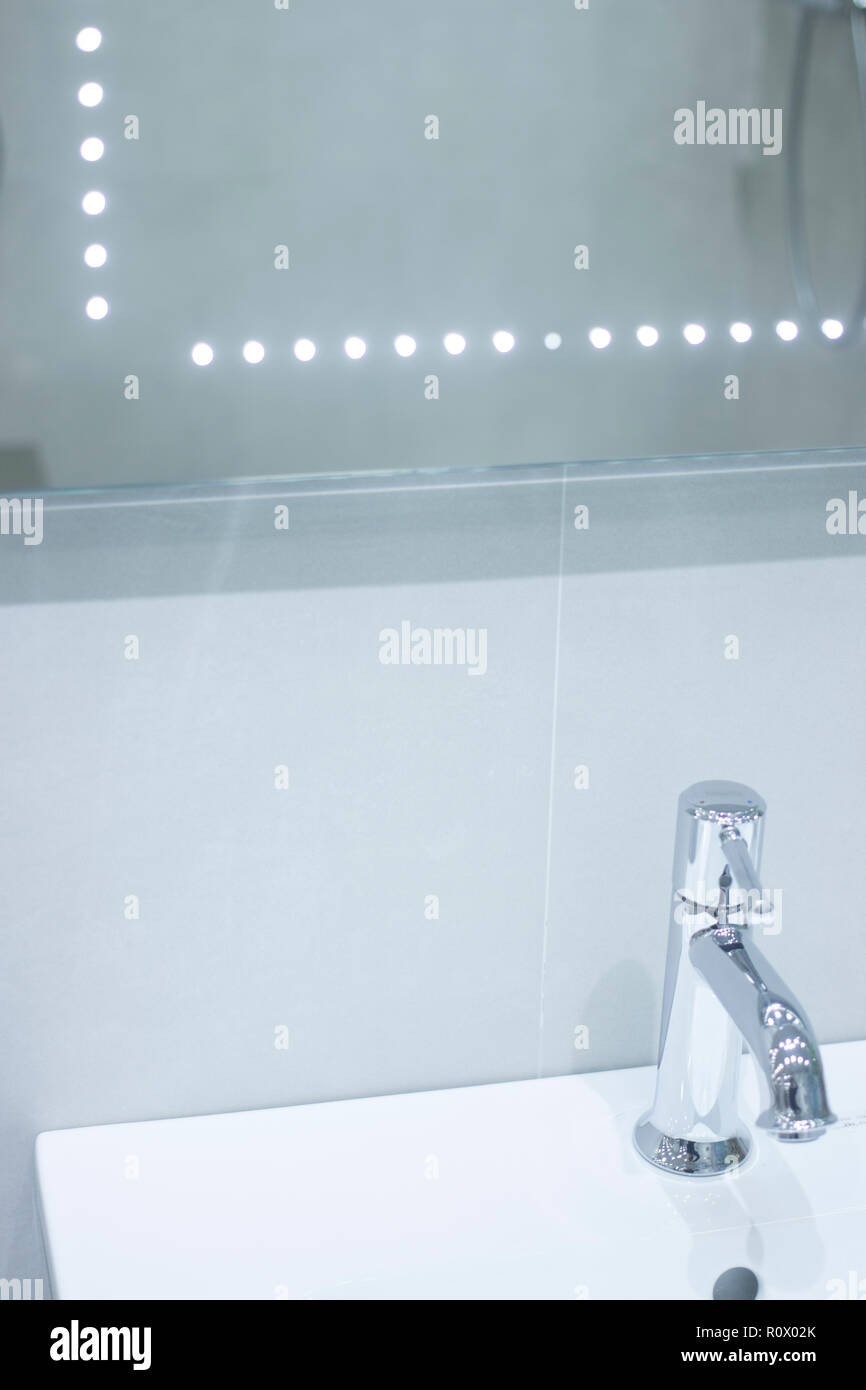 Bathroom tap sink showroom display of new design option for home ...