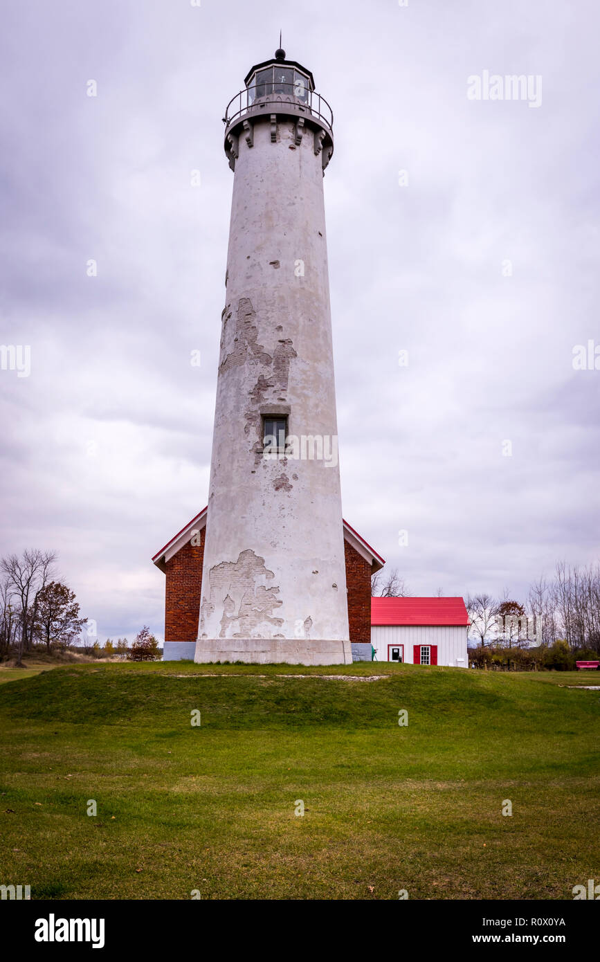 Tawas Point lighthouse on Lake Huron in Michigan, USA Stock Photo - Alamy