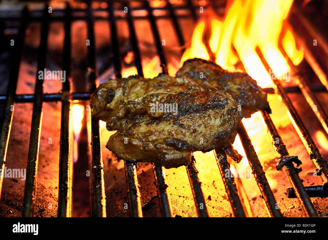 Meaty bbq meal hi-res stock photography and images - Alamy