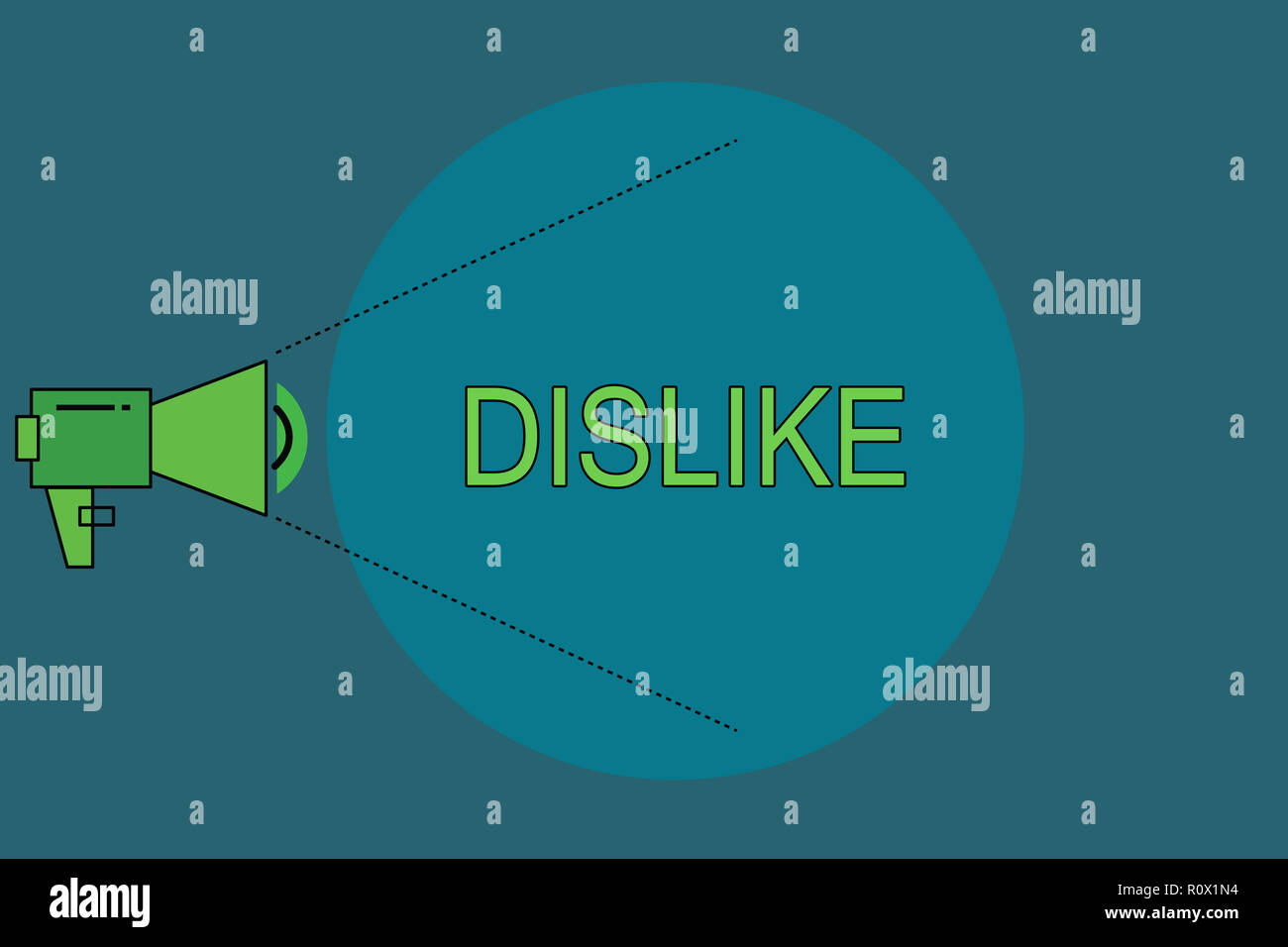 Word writing text Dislike. Business concept for Not like someone ...