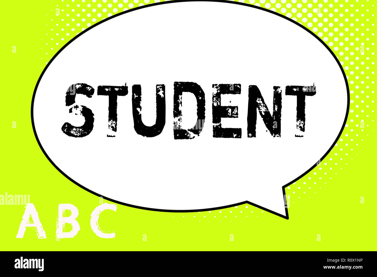 Text sign showing Student. Conceptual photo Person who is studying ...