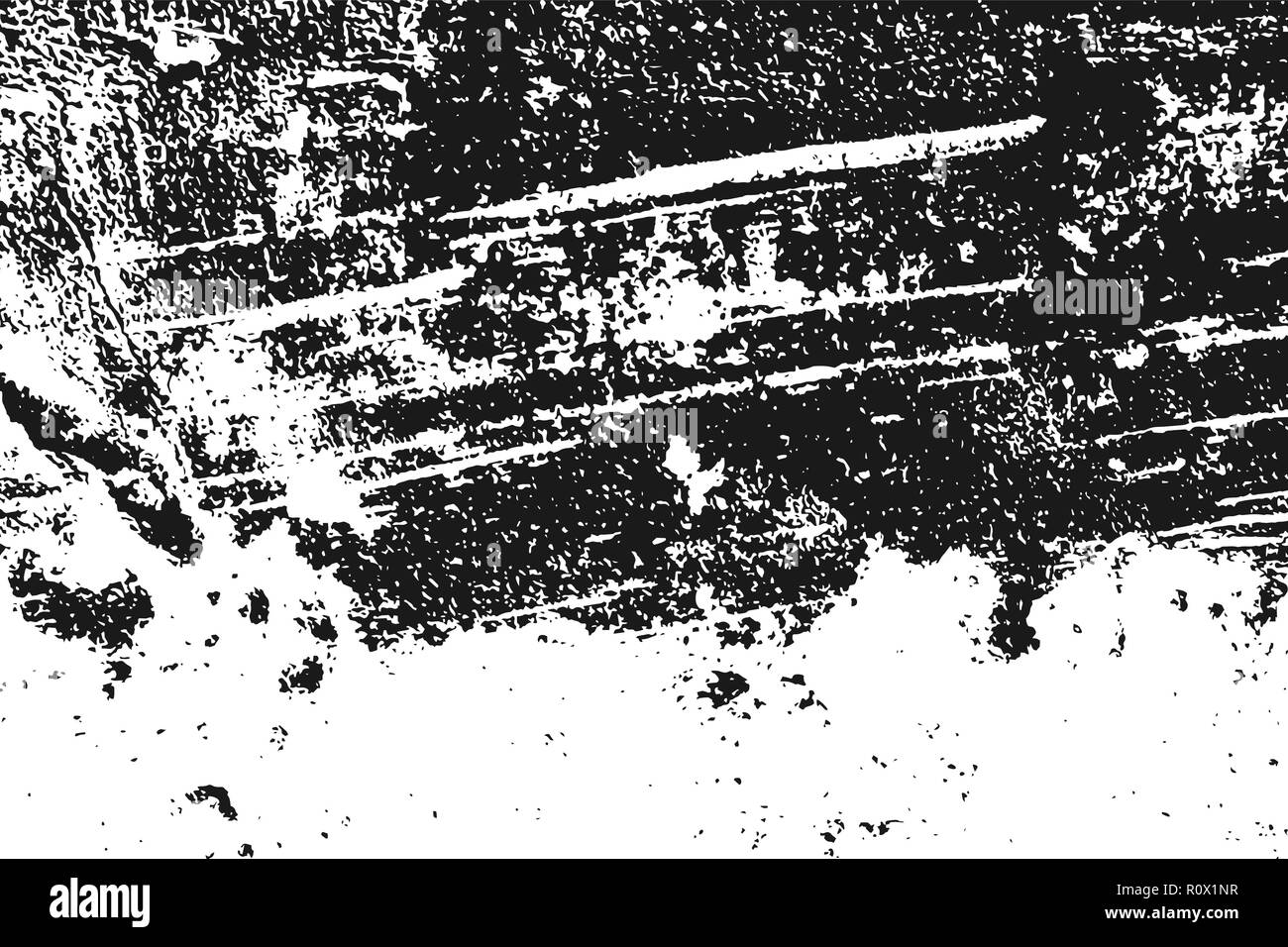 Black grainy texture isolated on white background. Distress overlay textured. Grunge design ...