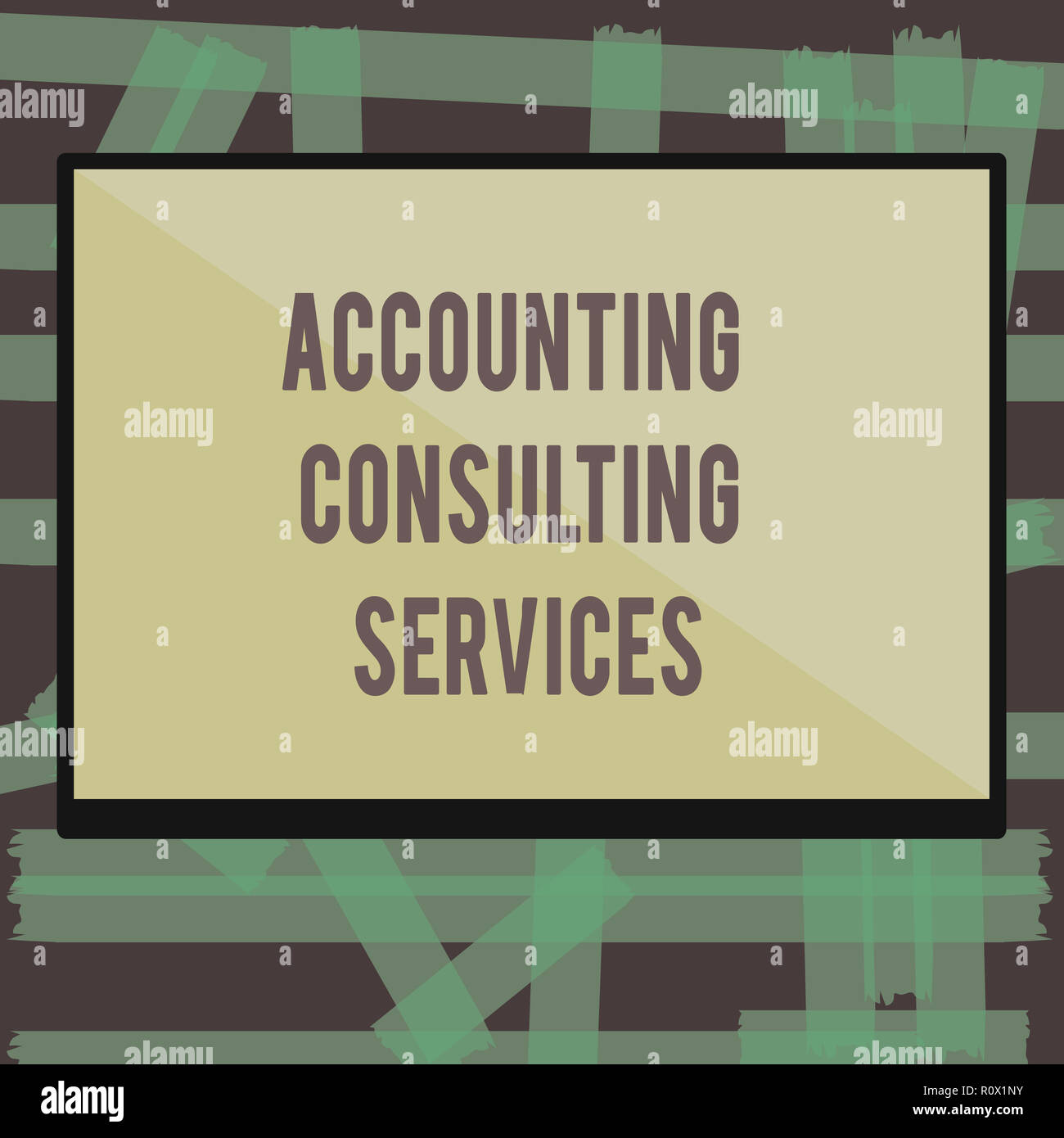 Writing note showing Accounting Consulting Services. Business photo ...