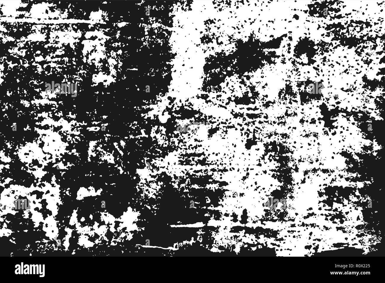 White grainy texture isolated on black background. Distress overlay textured. Grunge design ...