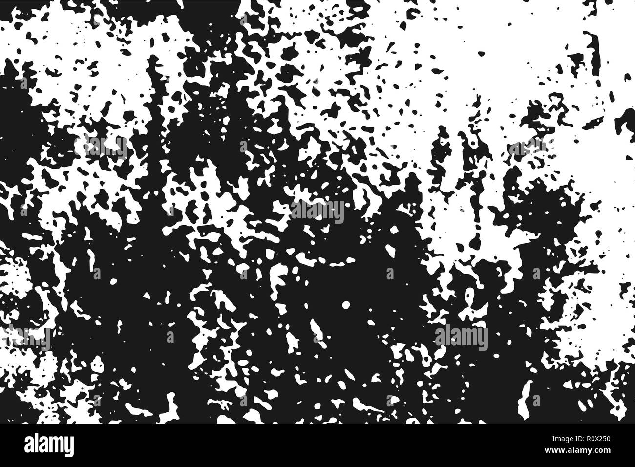 Black grainy texture isolated on white background. Distress overlay textured. Grunge design ...