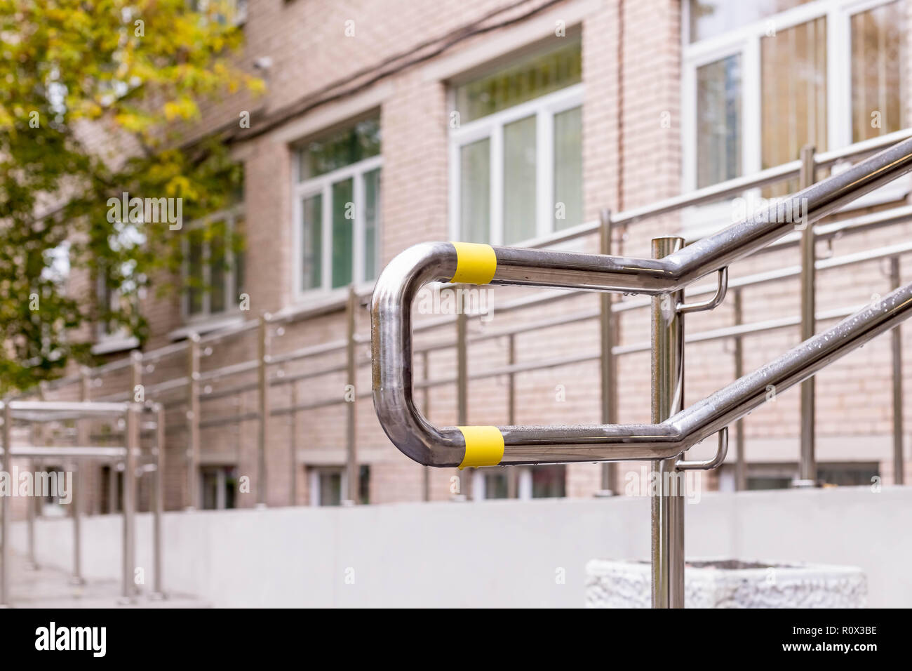 Entry for the disabled in the residential area.wheelchair entry ...
