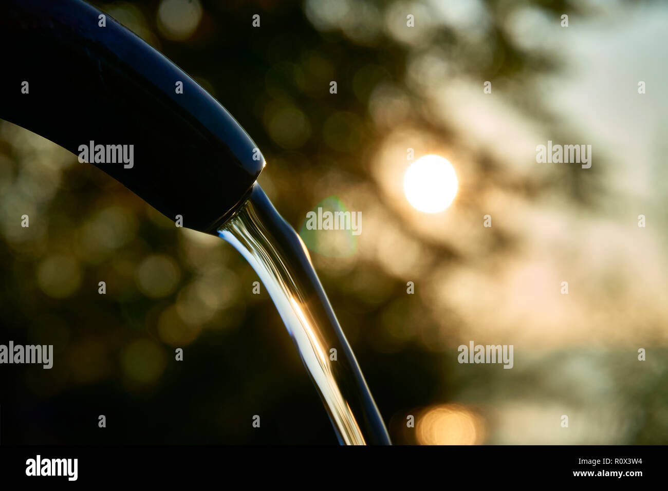 smooth water flowing Stock Photo - Alamy