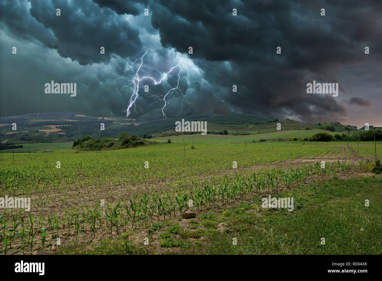 Spain Weather Storm Thunder High Resolution Stock Photography and ...