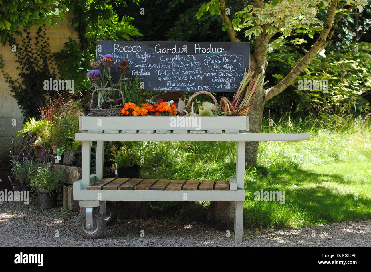 Rococo gardens painswick hi-res stock photography and images - Alamy