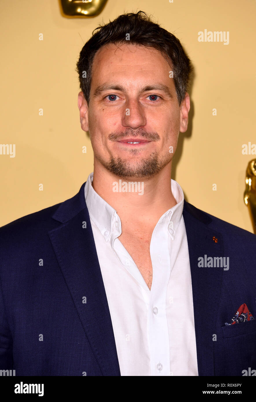Jay Armstrong attending the BAFTA Breakthrough Brits 2018 celebration ...