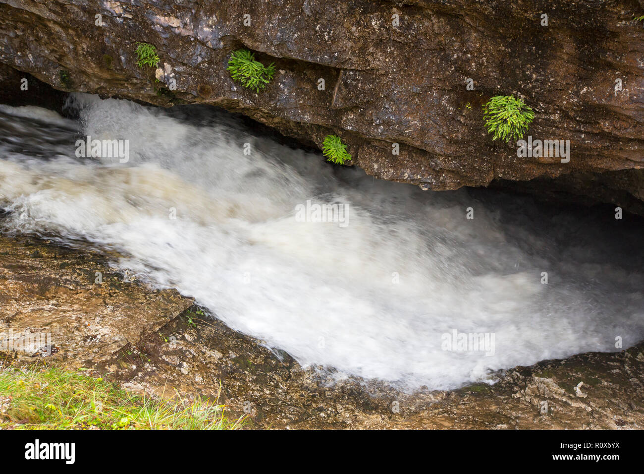The Traligill caves at Inchnadamph, Assynt, Scotland, UK Stock Photo ...