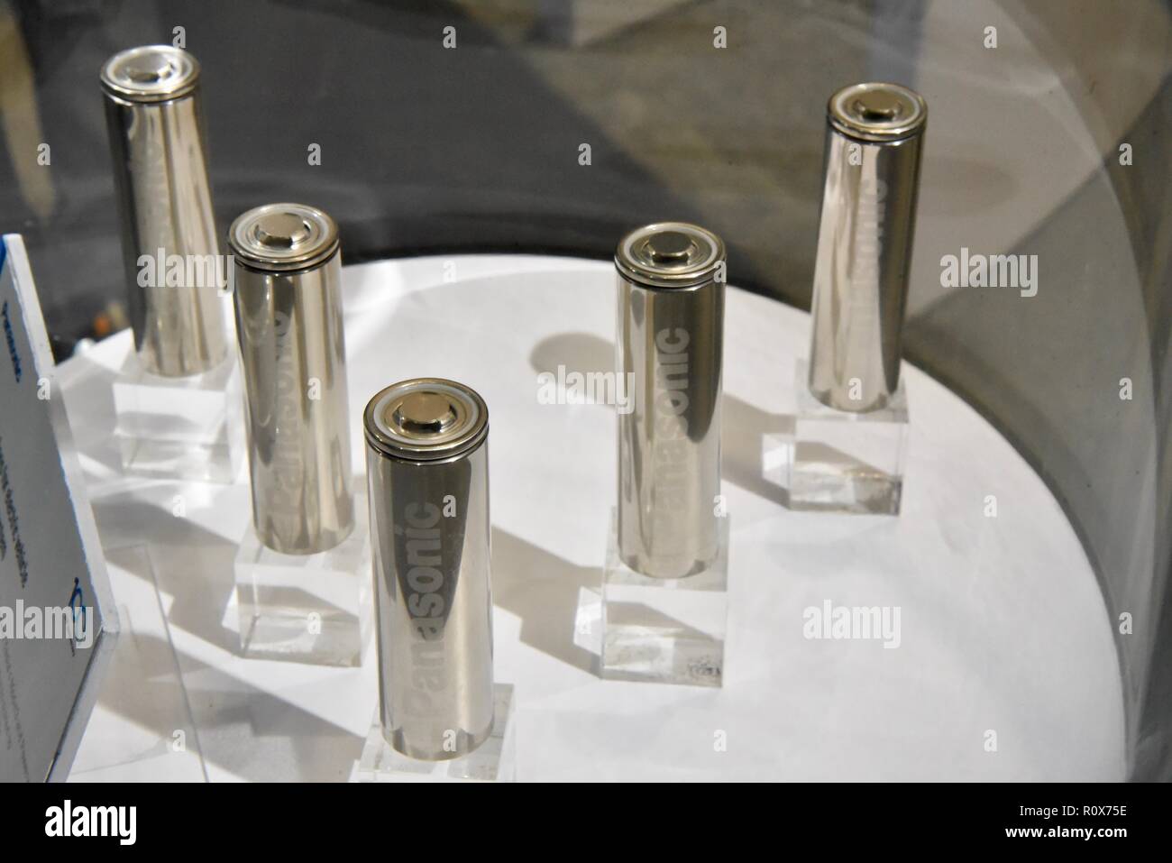 Panasonic lithium ion cells for batteries used in Tesla vehicles, CES ...