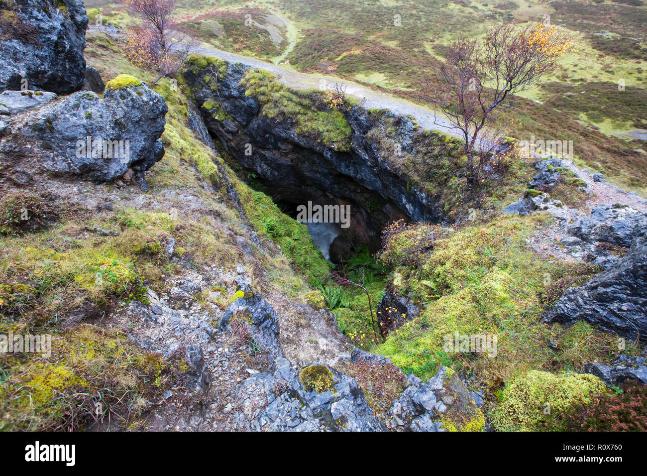 Inchnadamph scotland cave hi-res stock photography and images - Alamy