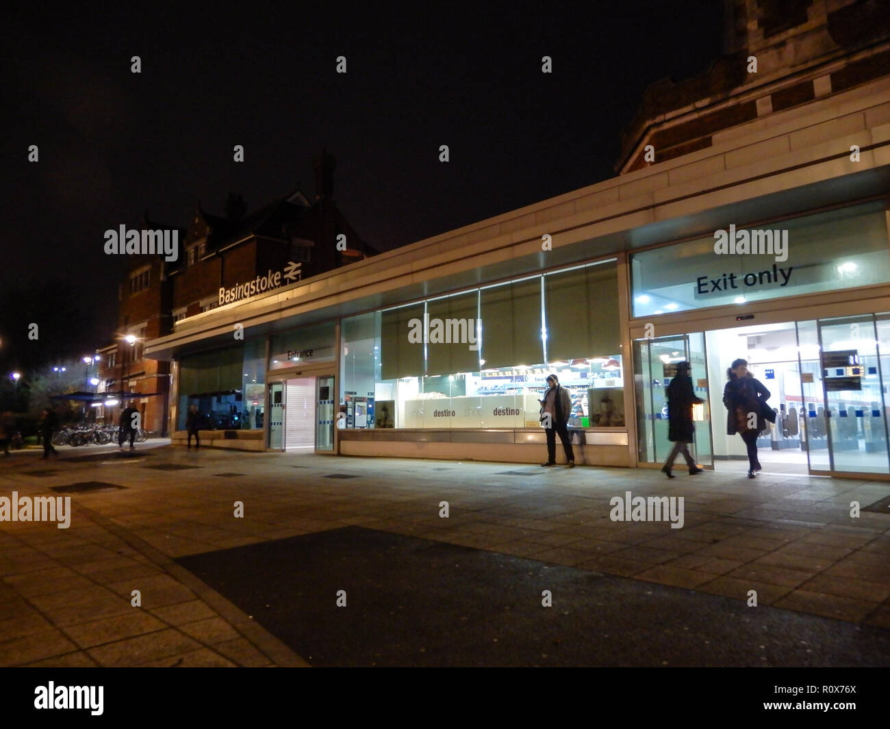 Basingstoke, United Kingdom - January 11 2018: The front entrance to ...