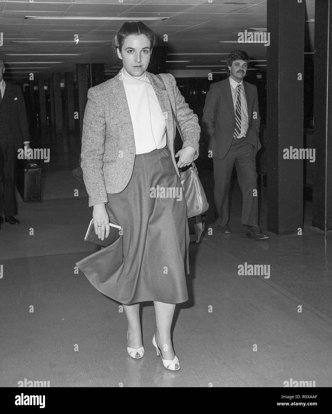 Carol Robson arriving at Heathrow one of several British Embassy ...