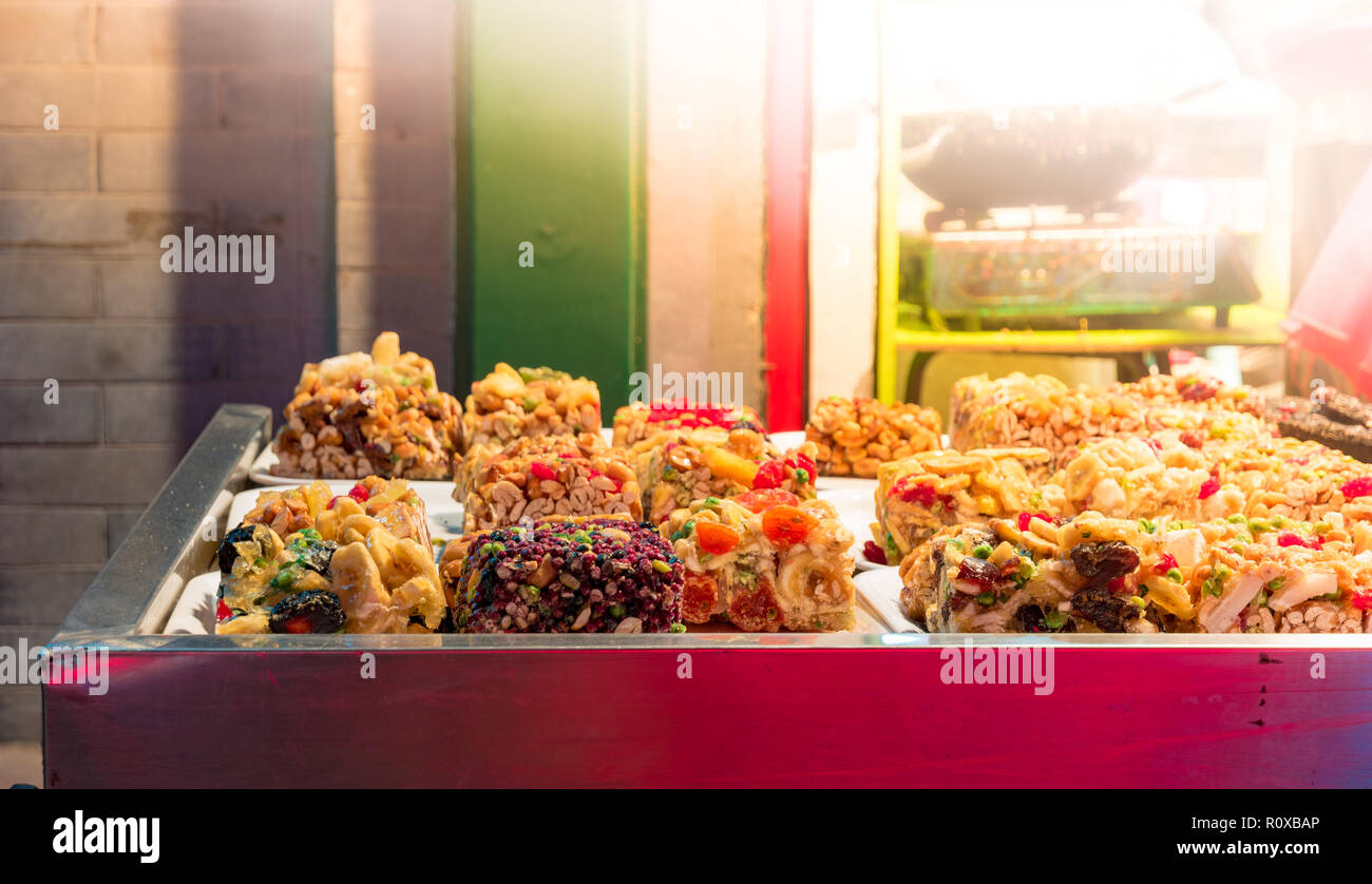 Traditional pastry stall in China Stock Photo - Alamy