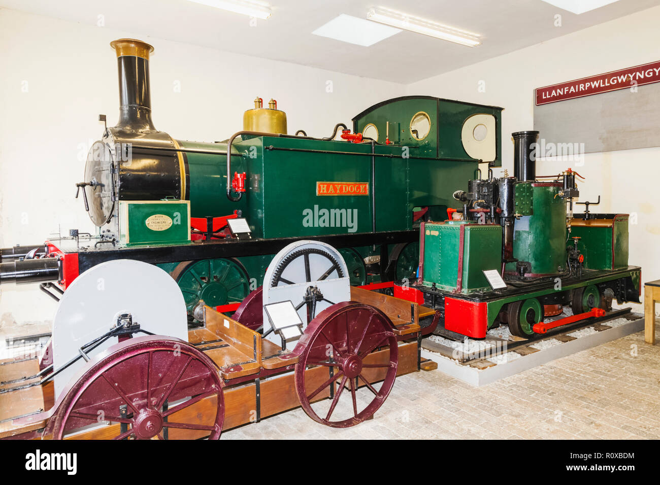Wales, Gwynedd, Bangor, Penrhyn Castle, Penryhn Castle Railway Museum ...