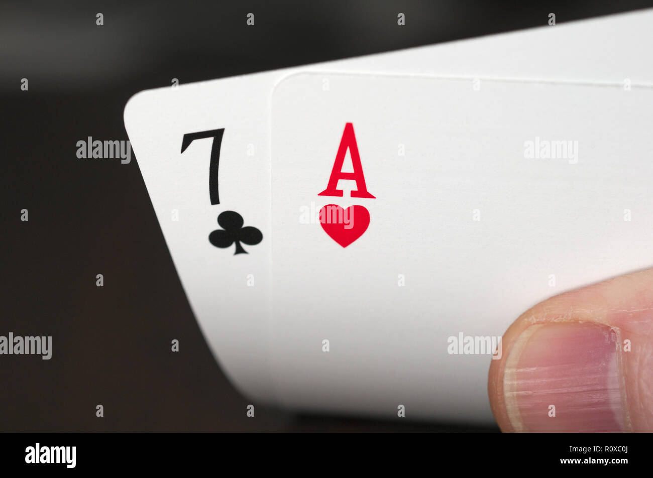 Peeking cards hi-res stock photography and images - Alamy