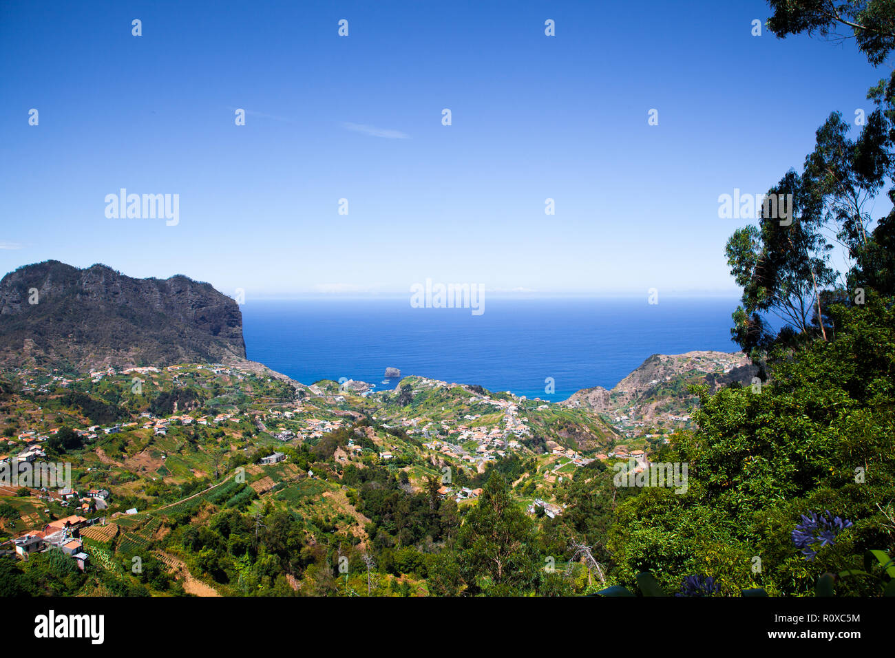 Madeira island aerial view landscape hi-res stock photography and ...