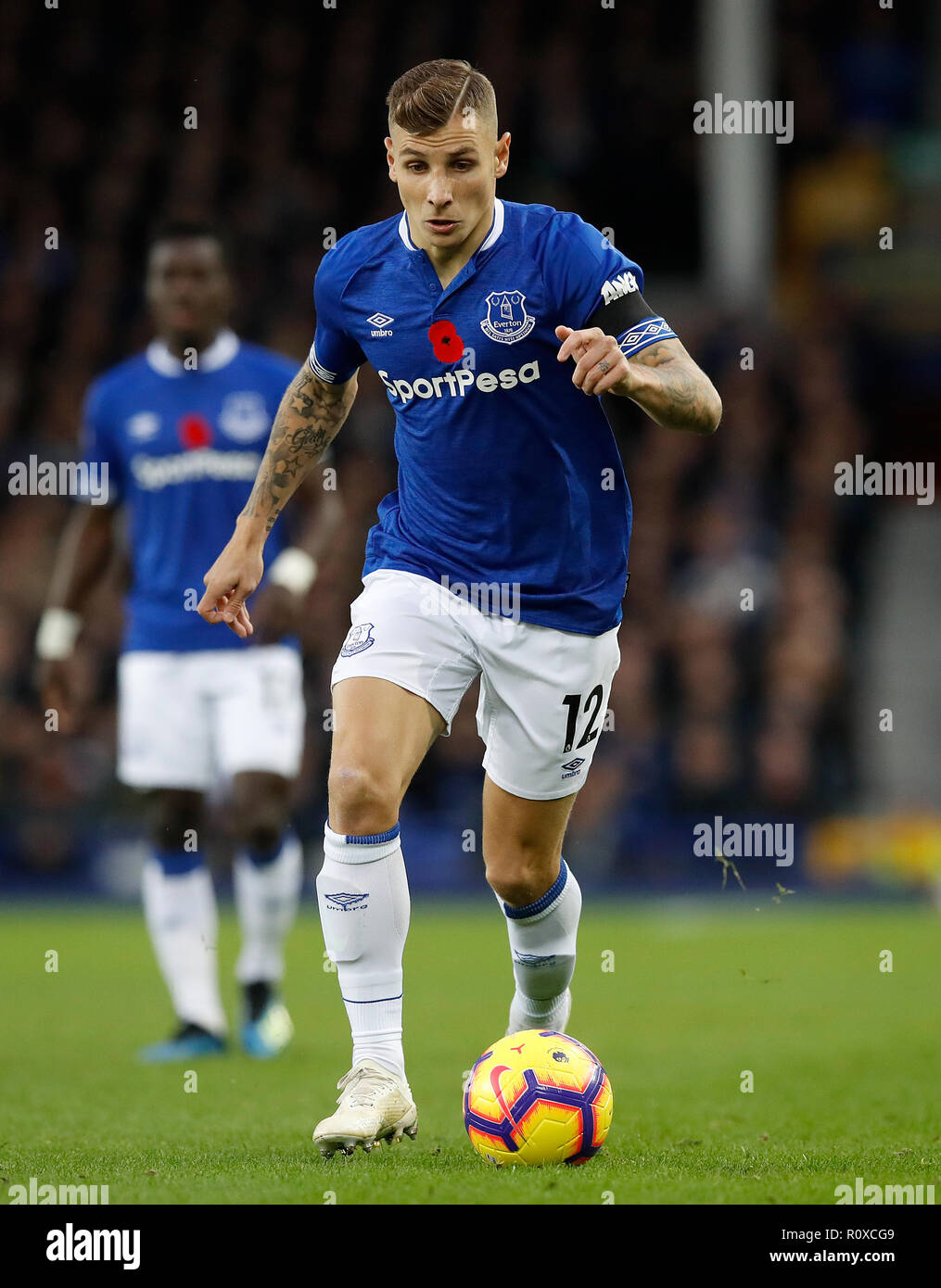 Everton's Lucas Digne Stock Photo - Alamy