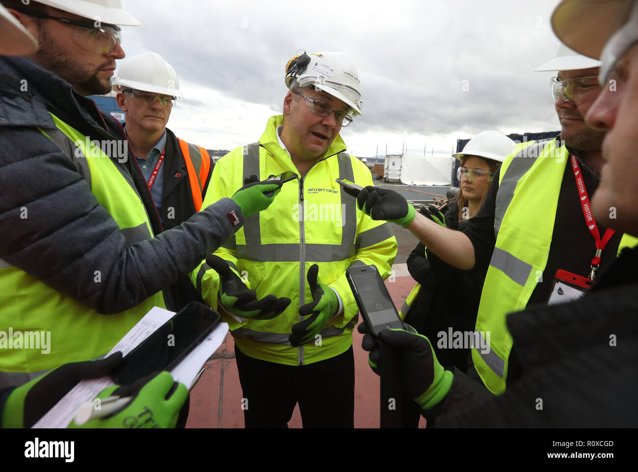 Sir Simon Lister Managing Director Aircraft Carrier Alliance speaks to ...