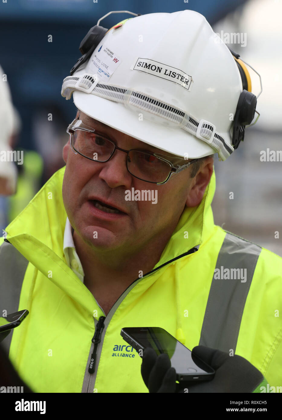 Sir Simon Lister Managing Director Aircraft Carrier Alliance speaks to ...