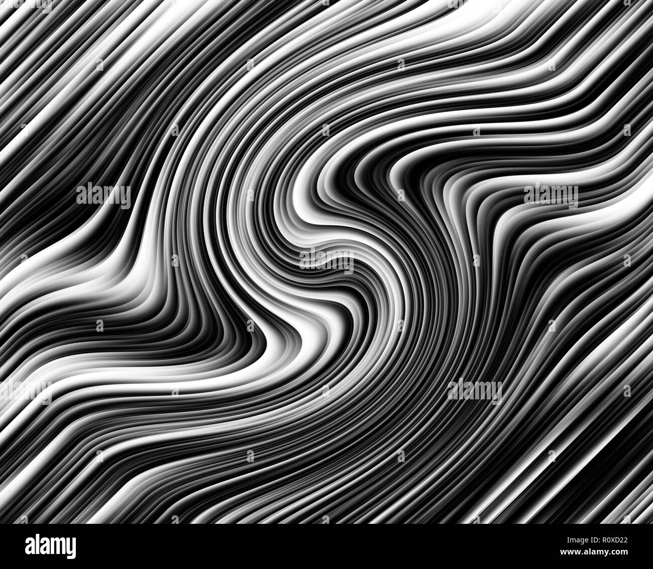 Square spiral paint Black and White Stock Photos & Images - Alamy