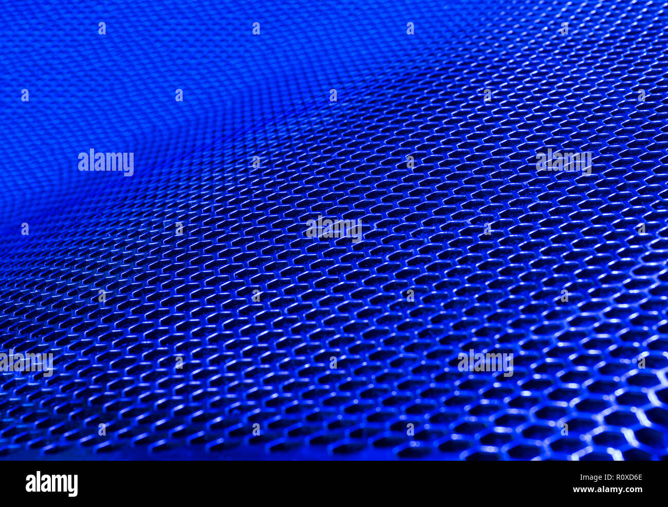 Speaker grille texture. Blue audio speaker texture abstract background ...