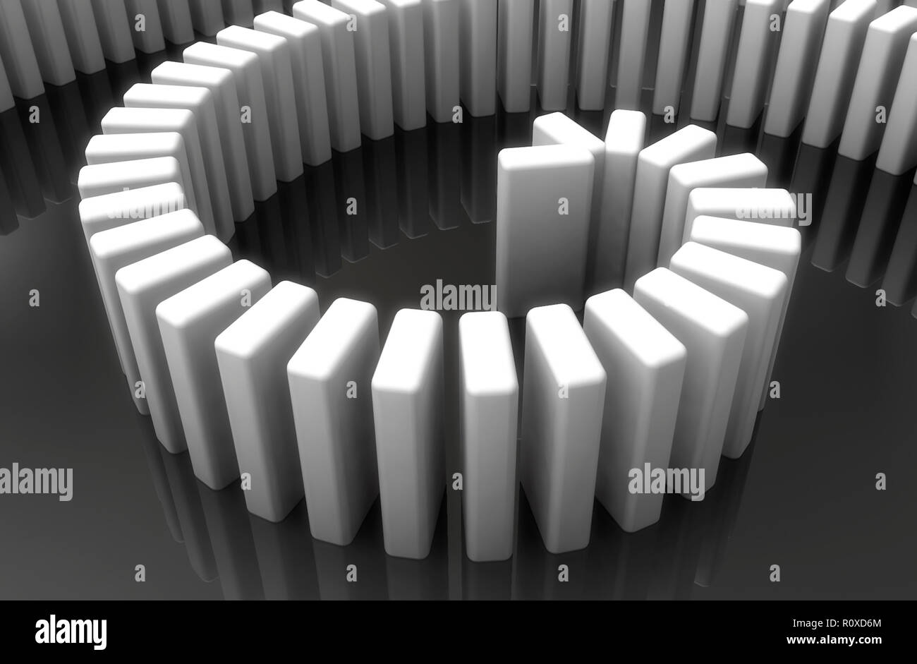 Dominoes effect hi-res stock photography and images - Alamy