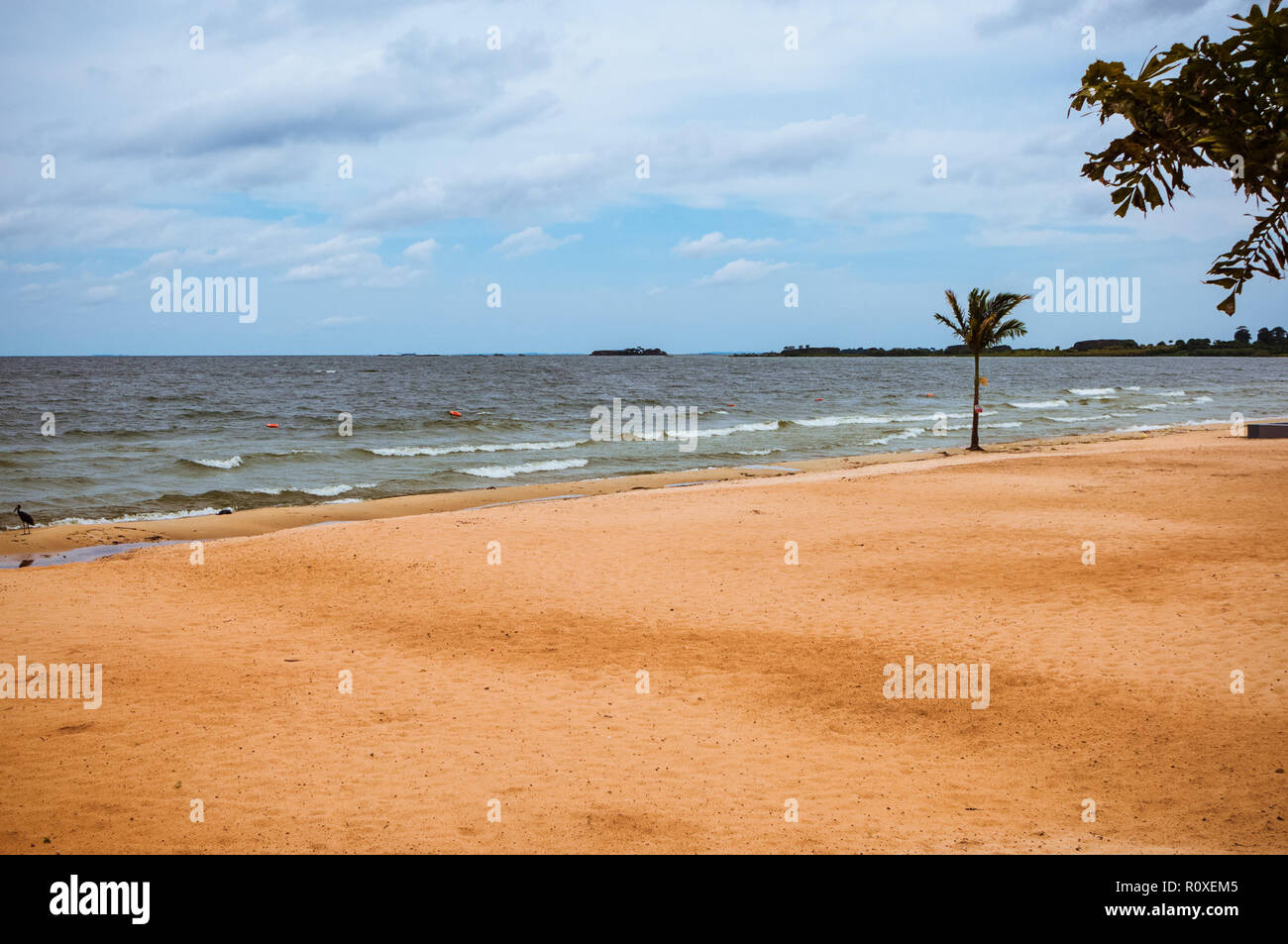 A beach in Uganda Stock Photo - Alamy