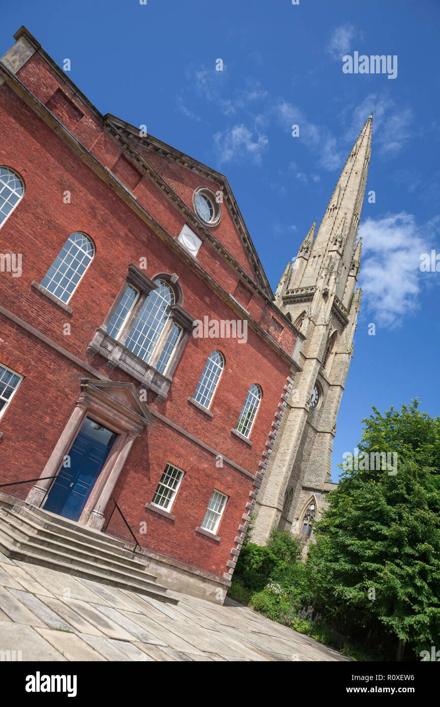 The red brick Sunday school of the Square Church in Halifax, now used ...