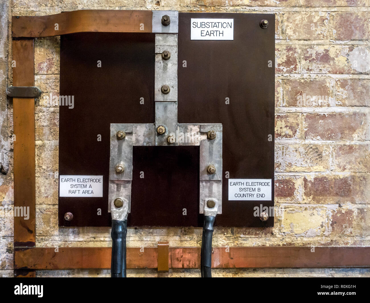 Layout of a substation earthing system Stock Photo - Alamy