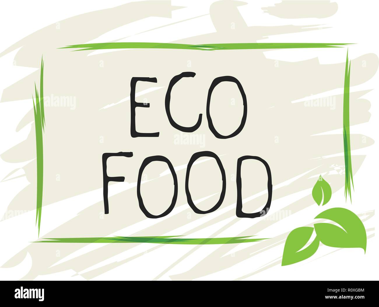 Eco food label and high quality product badges. Bio healthy organic ...