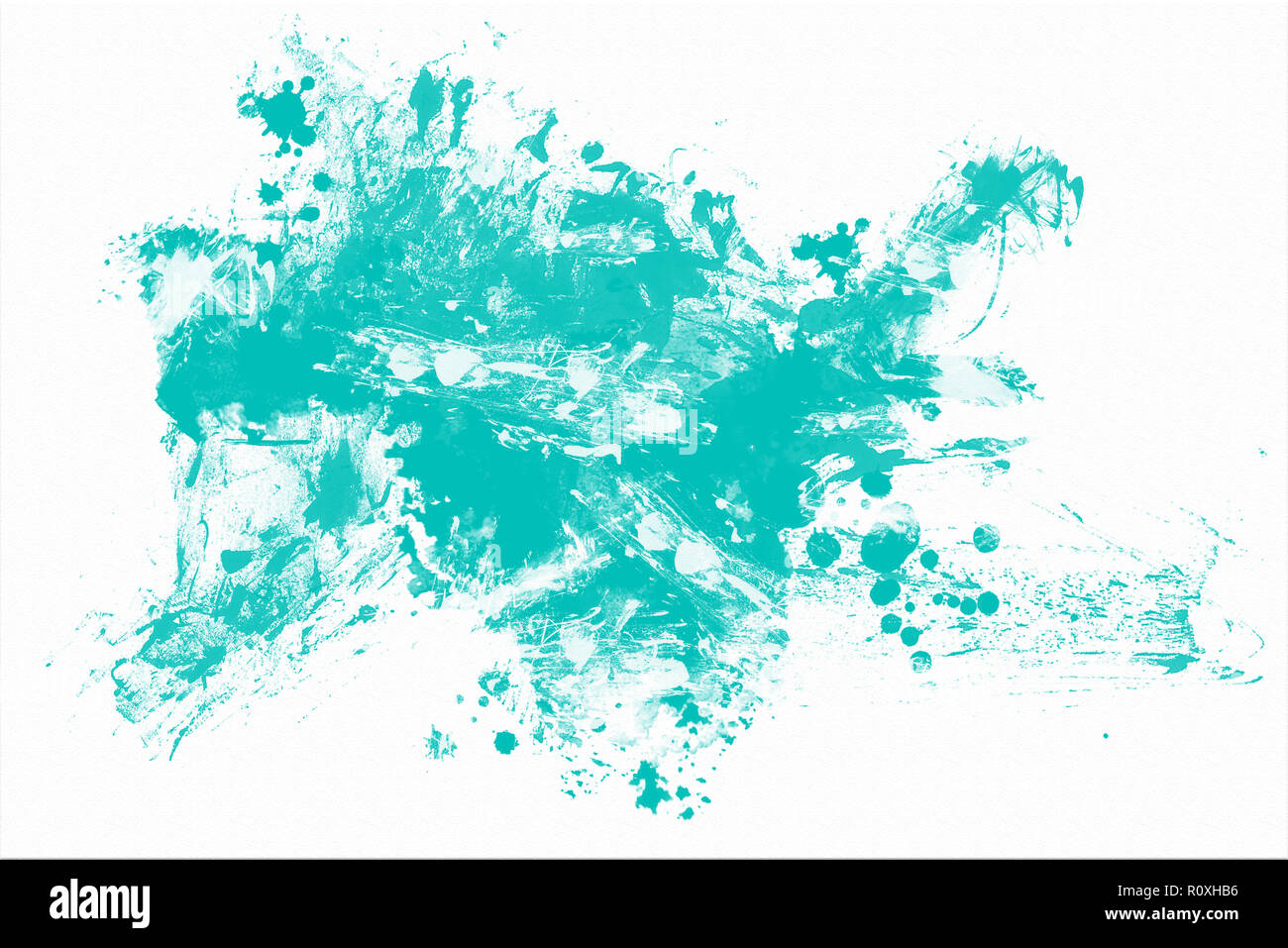 Blue abstract hand painted watercolor daub background Stock Photo - Alamy