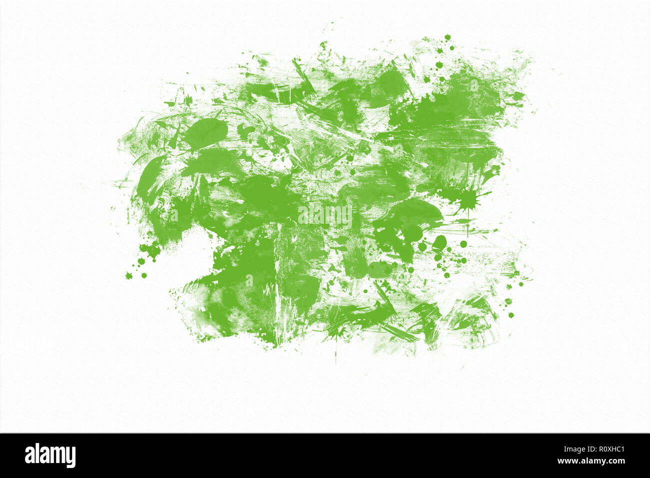 Green abstract hand painted watercolor daub background Stock Photo - Alamy