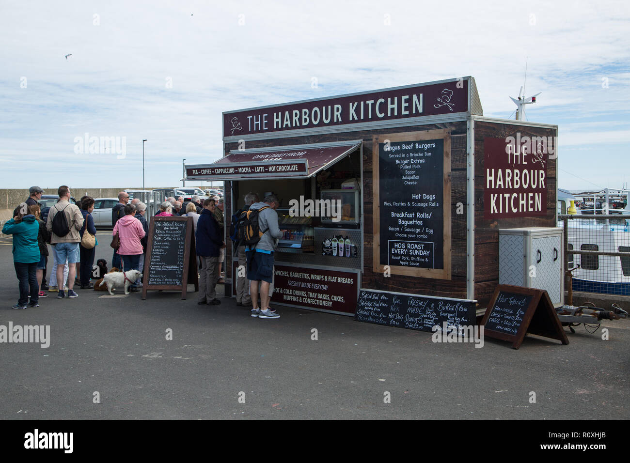 The harbour kitchen seahouses hi-res stock photography and images - Alamy