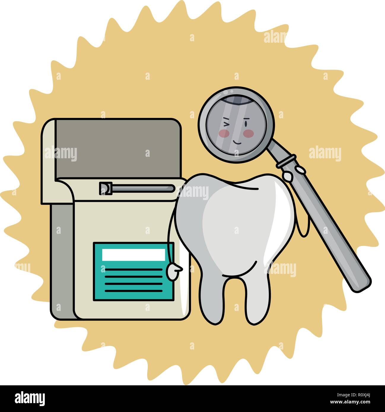 dental care cartoon Stock Vector Image & Art - Alamy