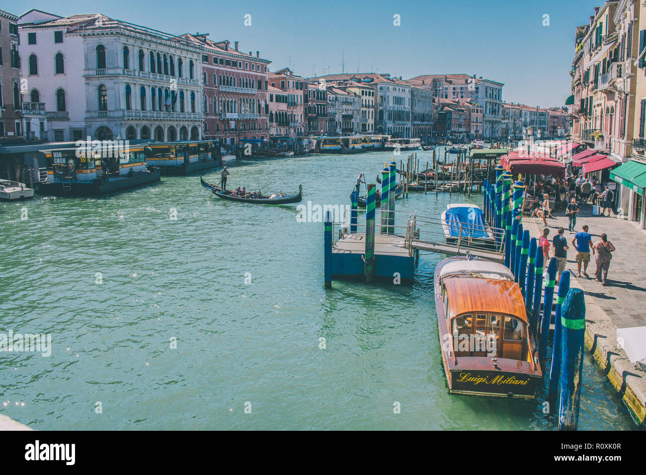 Views from the Rialto Bridge in Venice, Italy Stock Photo - Alamy