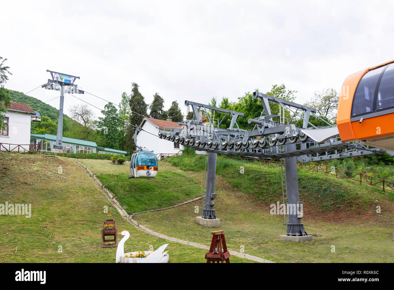 The Millennium Cross Ropeway to Vodno Mountain, Skopje, Skopje Region ...