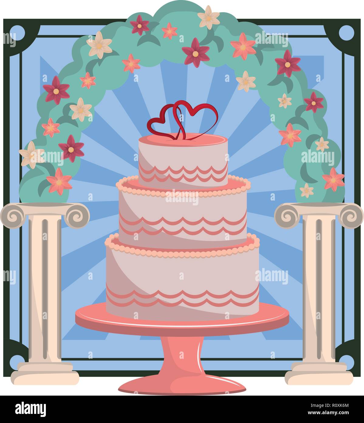 Wedding celebration cartoons Stock Vector Image & Art - Alamy