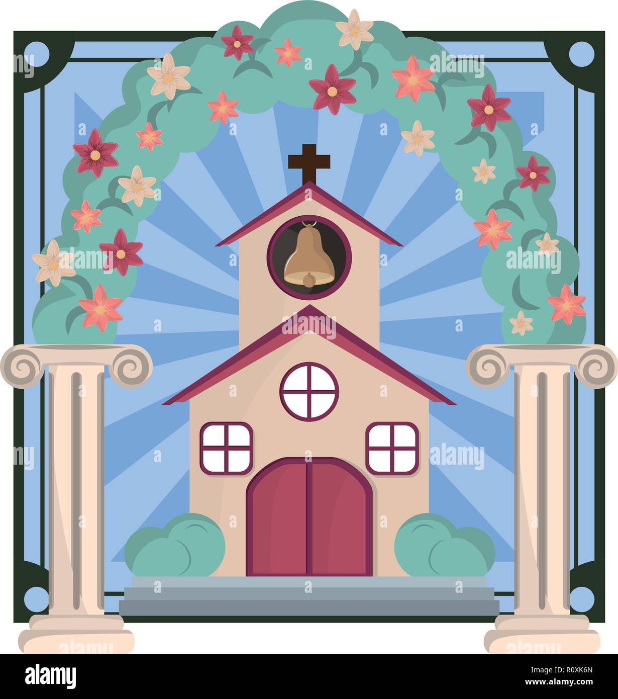 Wedding celebration cartoons Stock Vector Image & Art - Alamy