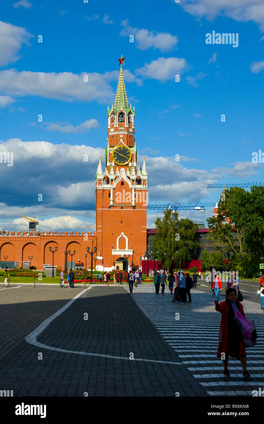 Trinity Tower The Kremlin Moscow Russian Moskva city National capital ...