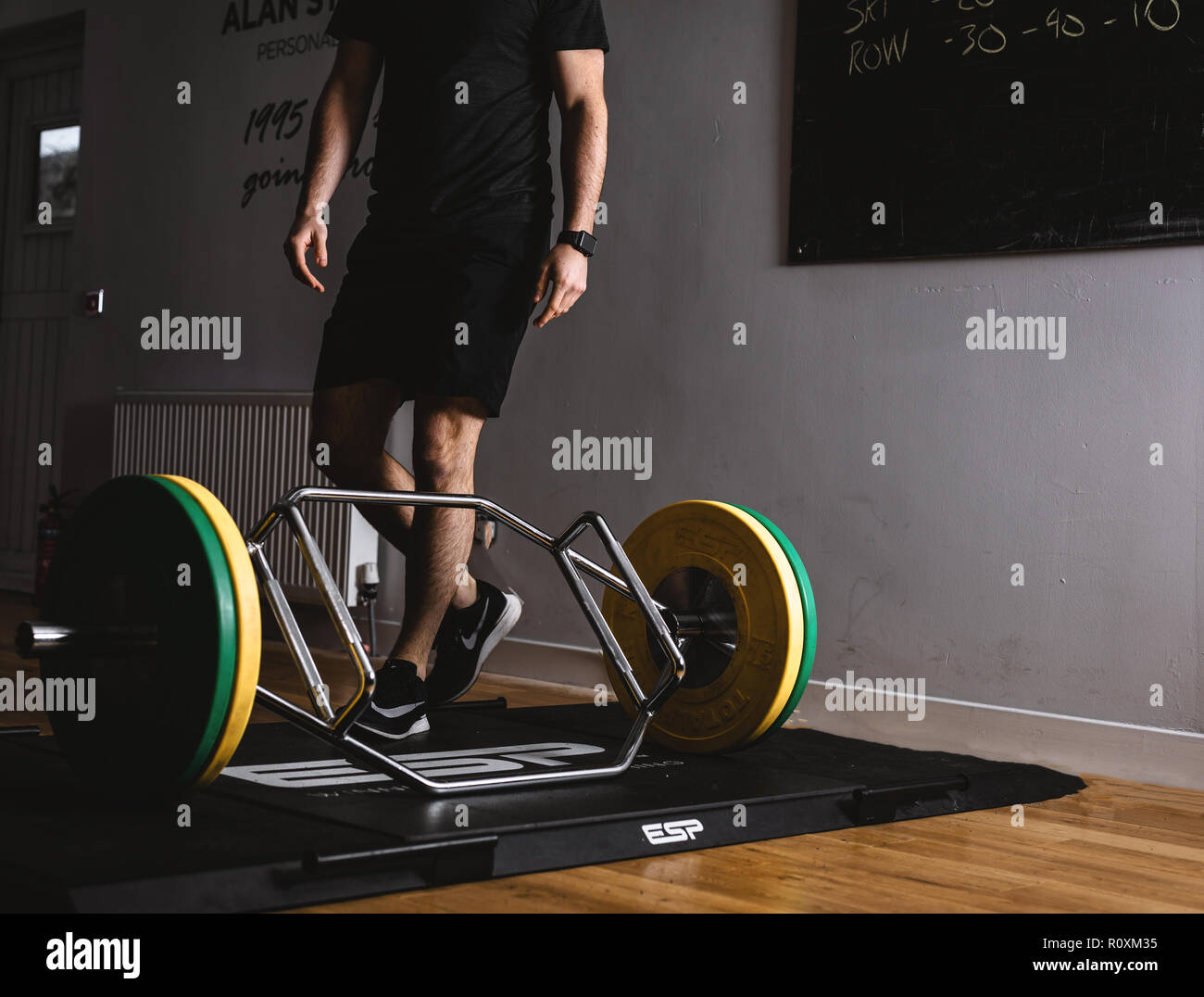 Gym Session PT Stock Photo - Alamy