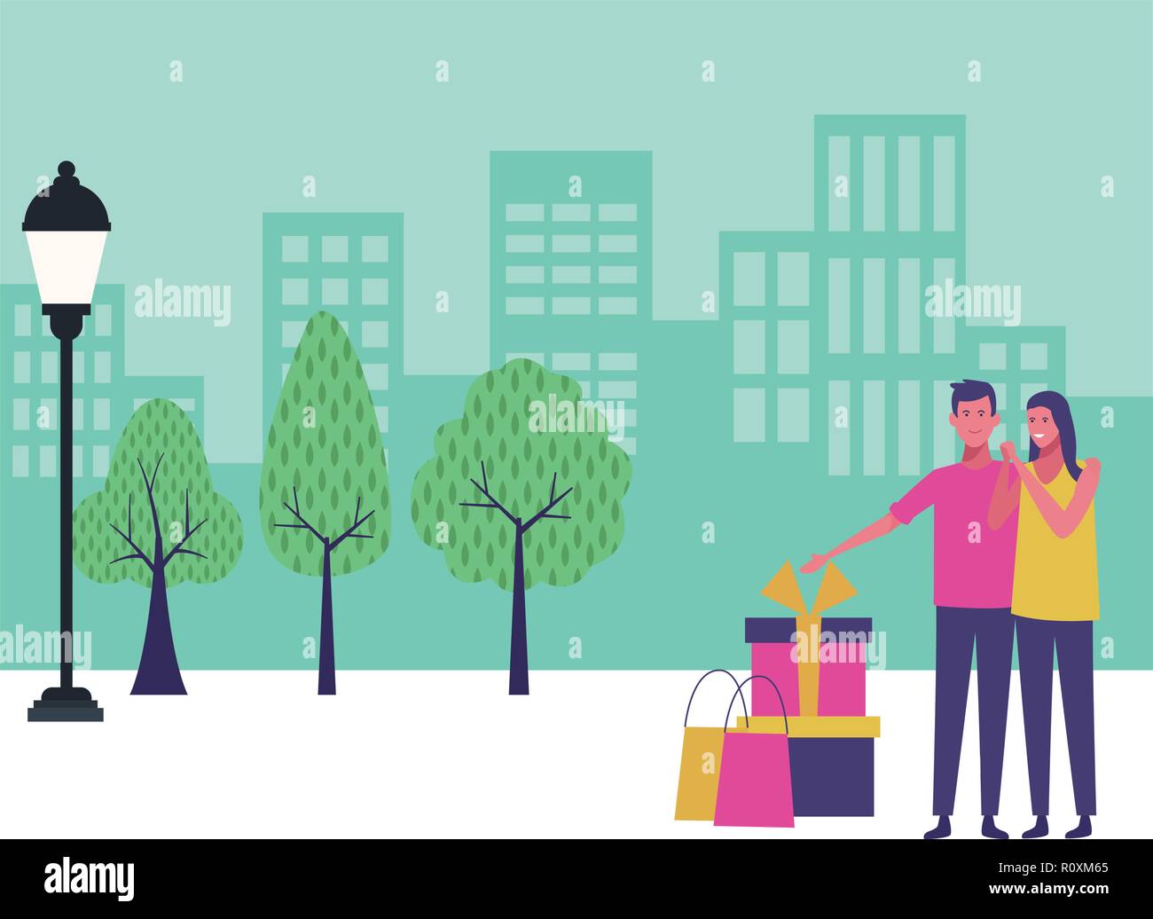 People having fun birthday Stock Vector Images - Alamy