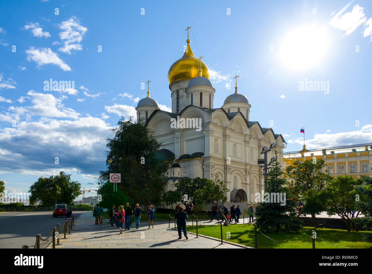 Moscow cathedral archangel hi-res stock photography and images - Alamy