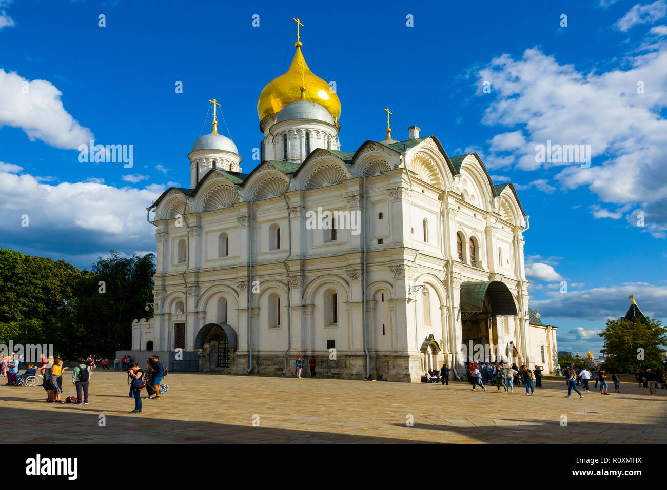 Moscow cathedral archangel hi-res stock photography and images - Alamy